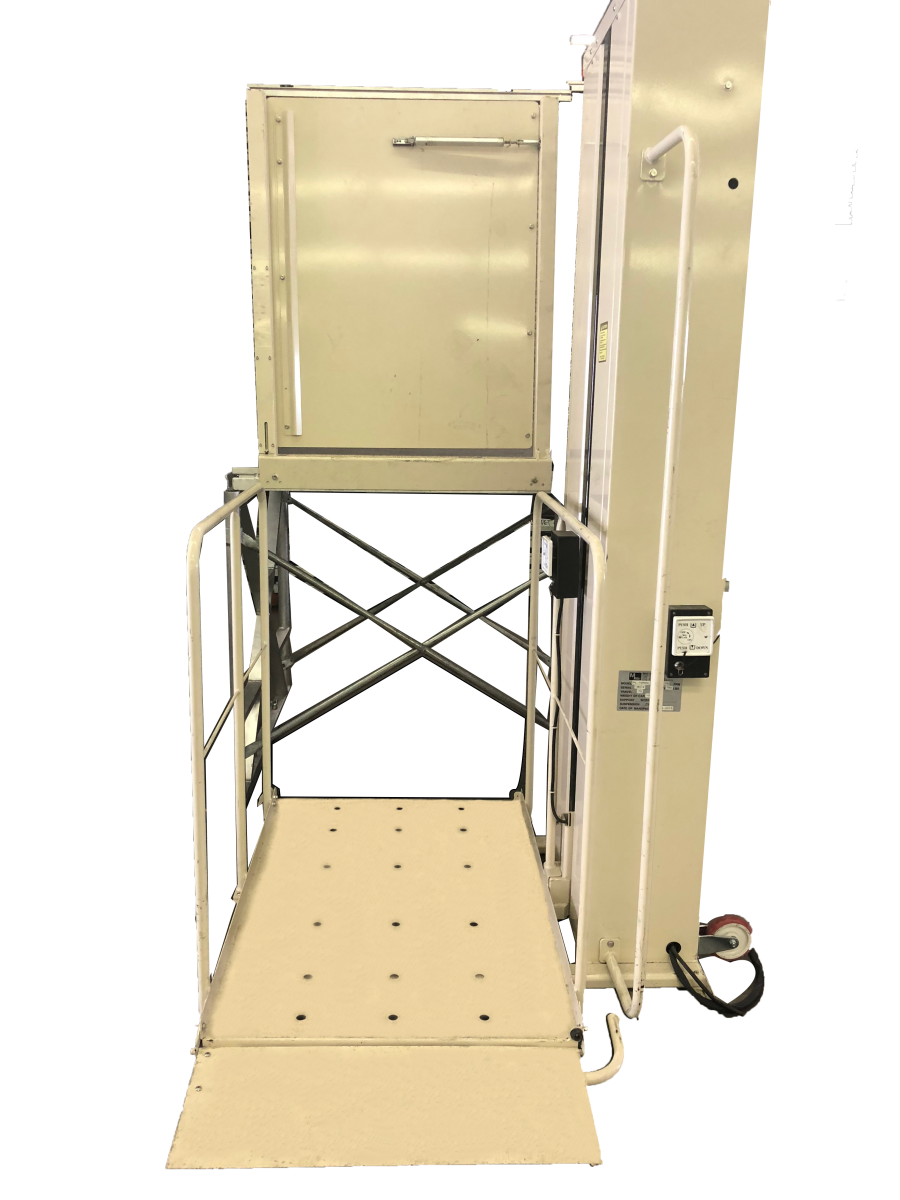 ADA Wheel Chair Lift - Gallagher Staging & Manufacturing